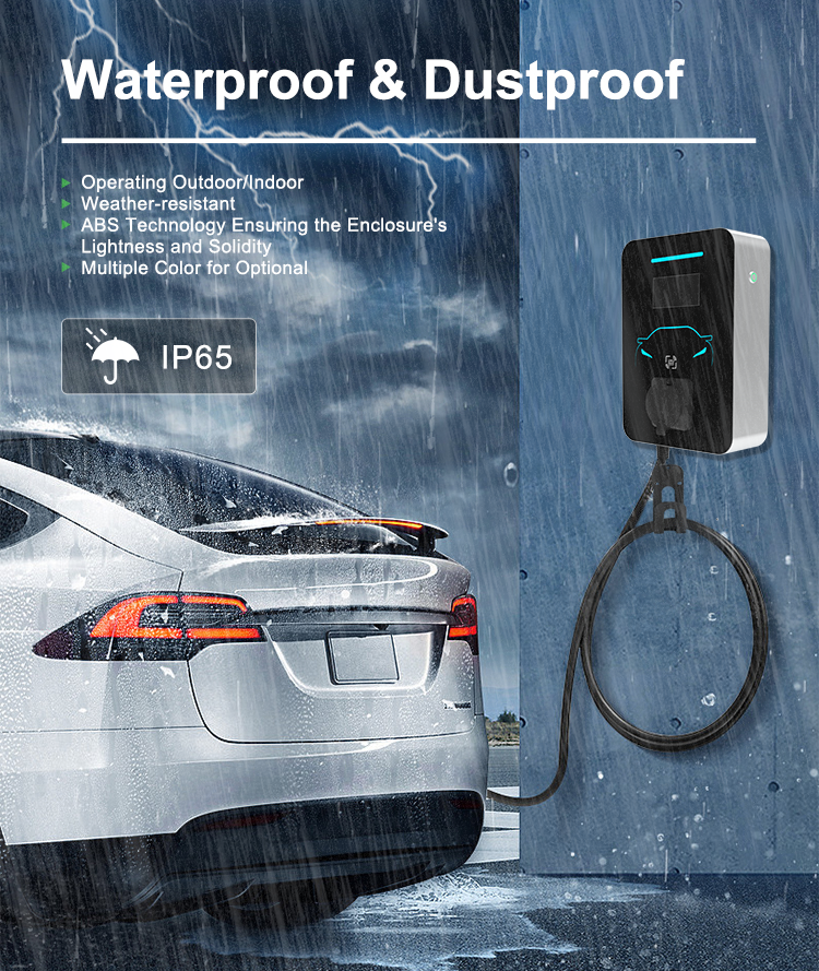 Ev Home Charger Charger Ac Wall Box 11 Kw With Wall Mounted Charge Box ...