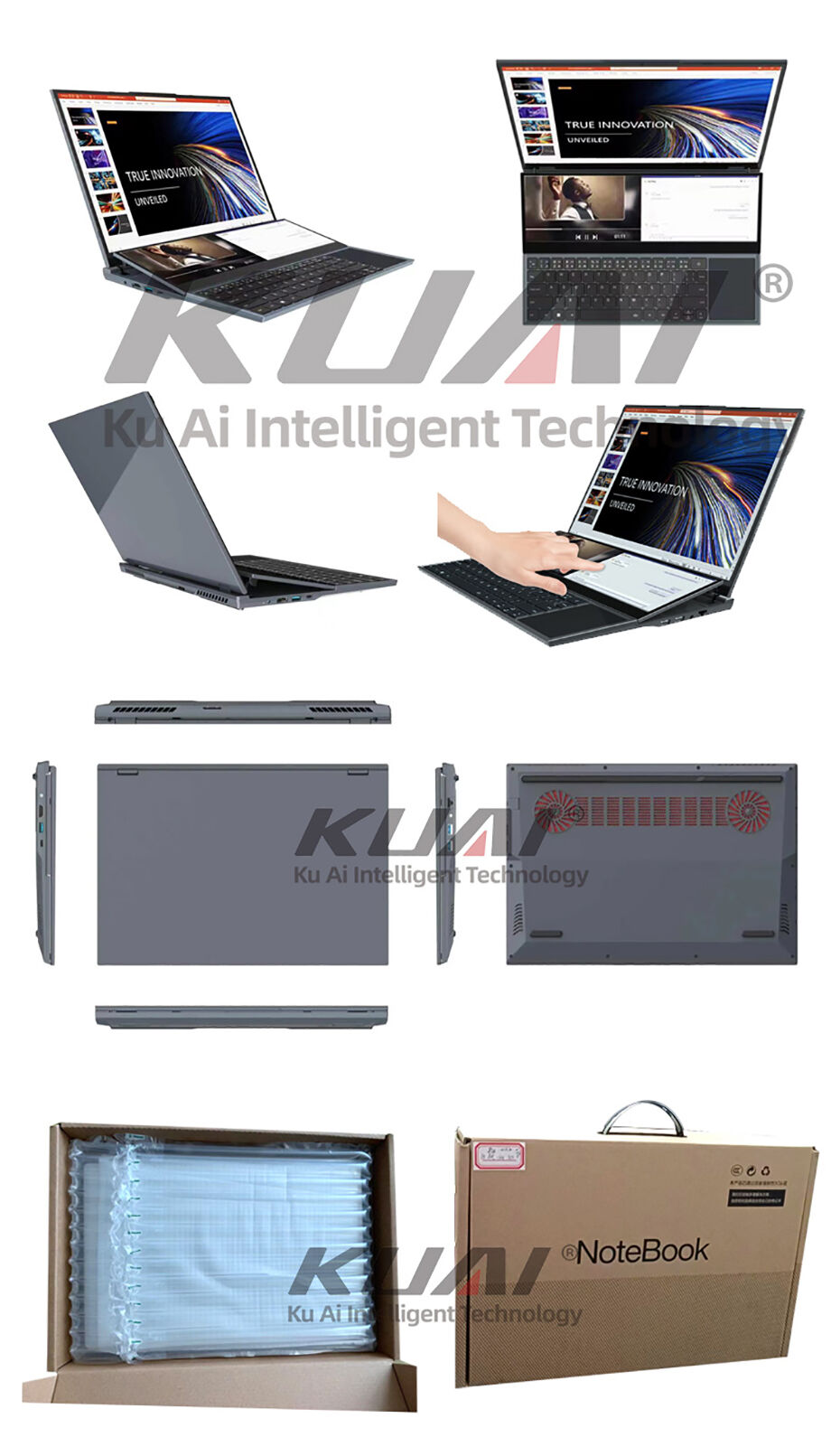 Buy Wholesale China Factory Offer Premium Laptops 16 Inch+14inch Dual ...