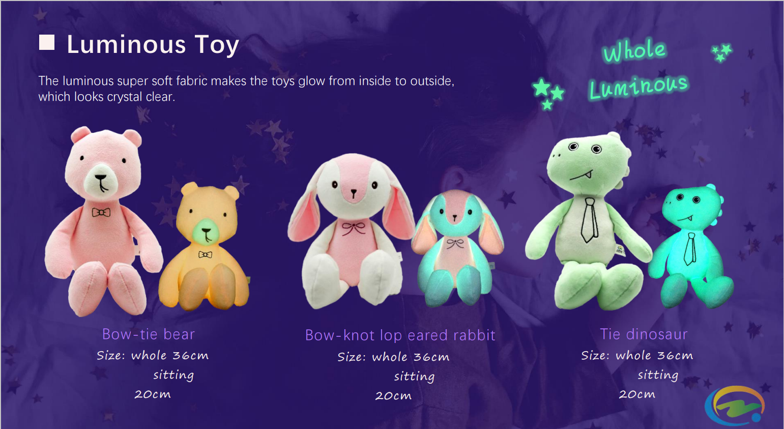 Buy Wholesale China New Luminous Teddy Bear Big Doll Plush Toy Hugging ...