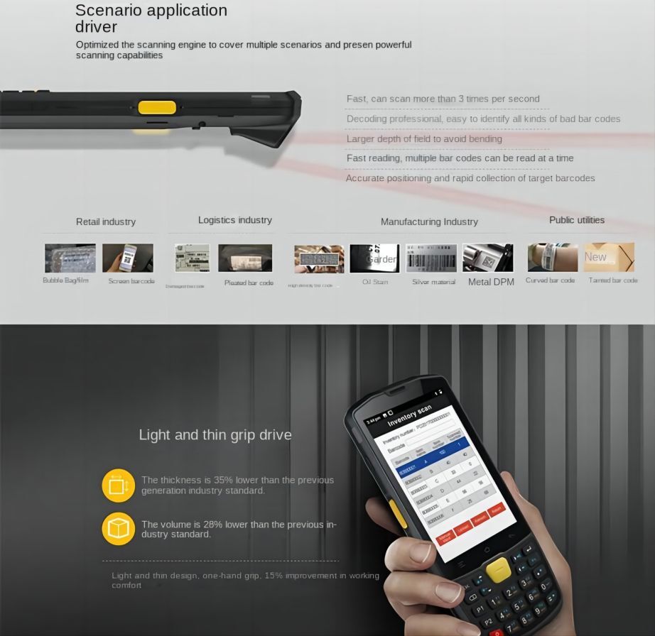 Bulk Buy China Wholesale Seuic Autoid Q9c Handheld Data Terminal Pda Android Barcode Collector E ...