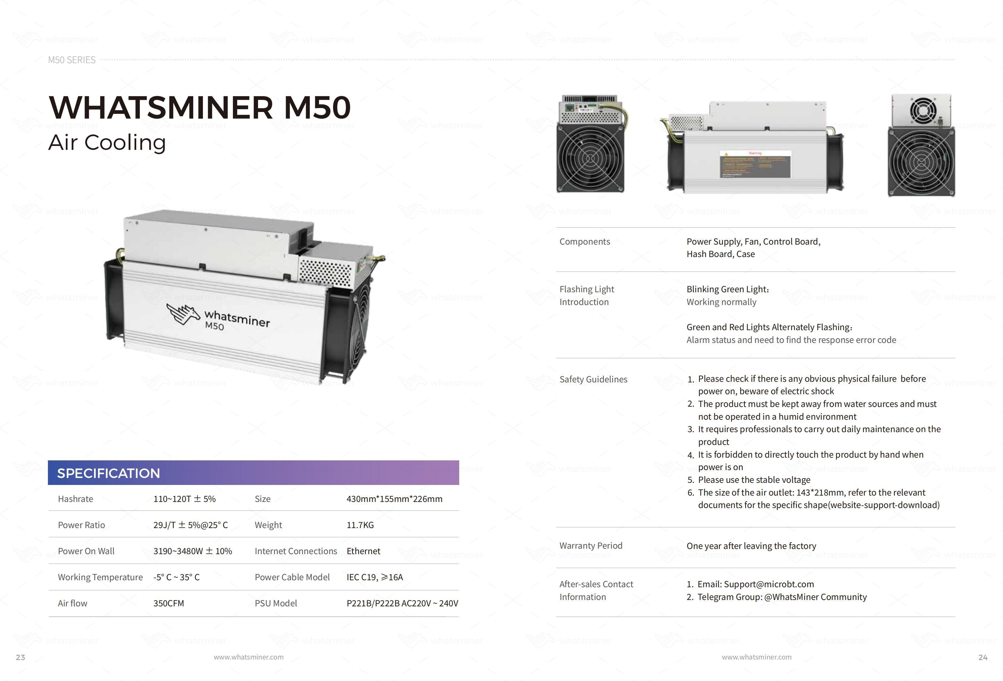 Buy Wholesale China Brand New Whatsminer M50 Asic Crypto 110th Mining ...