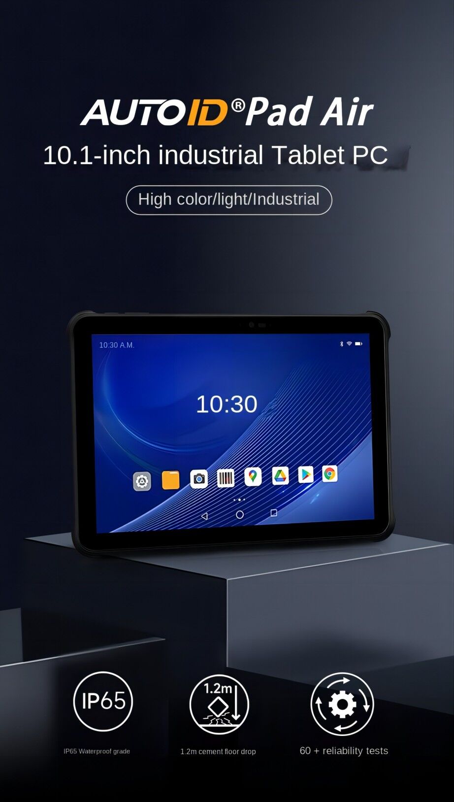 Achetez en gros Seuic Autoid Air Panneau Industriel Pc De Poche 10.1 Pouces Terminal De Données ...