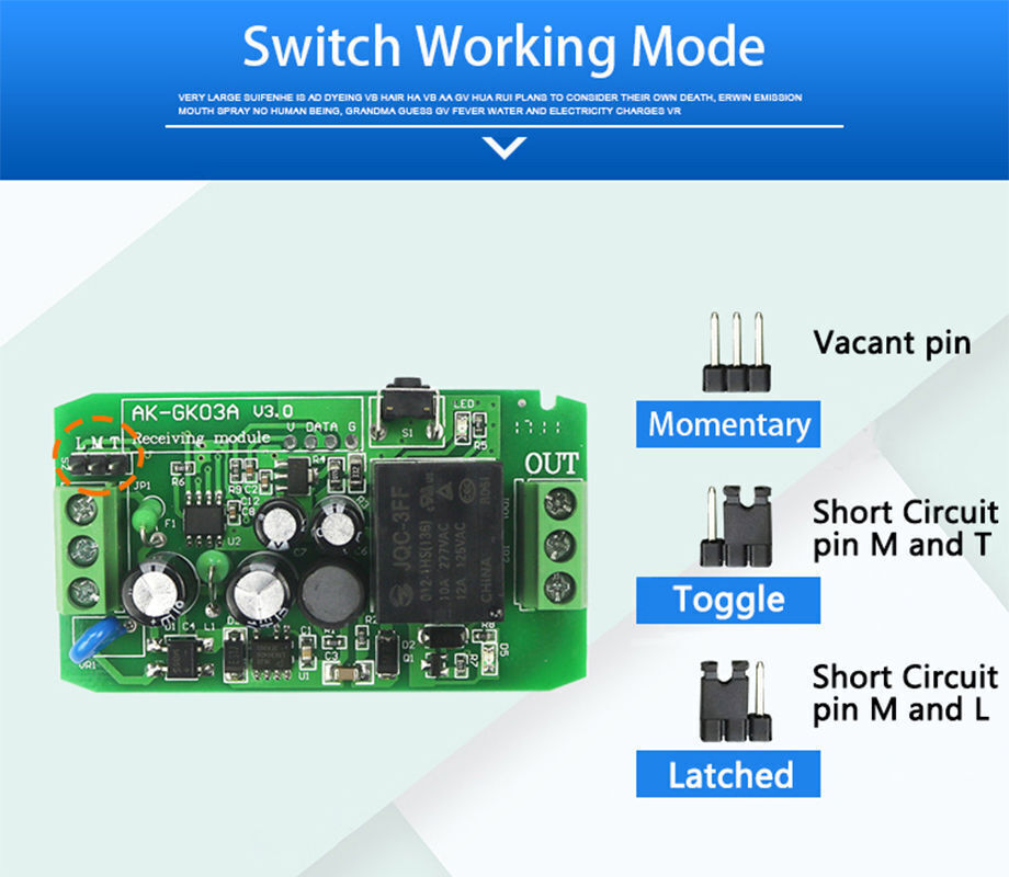 Three Way Zero Fire Line Single Control Intelligent Switch 433hz Remote ...