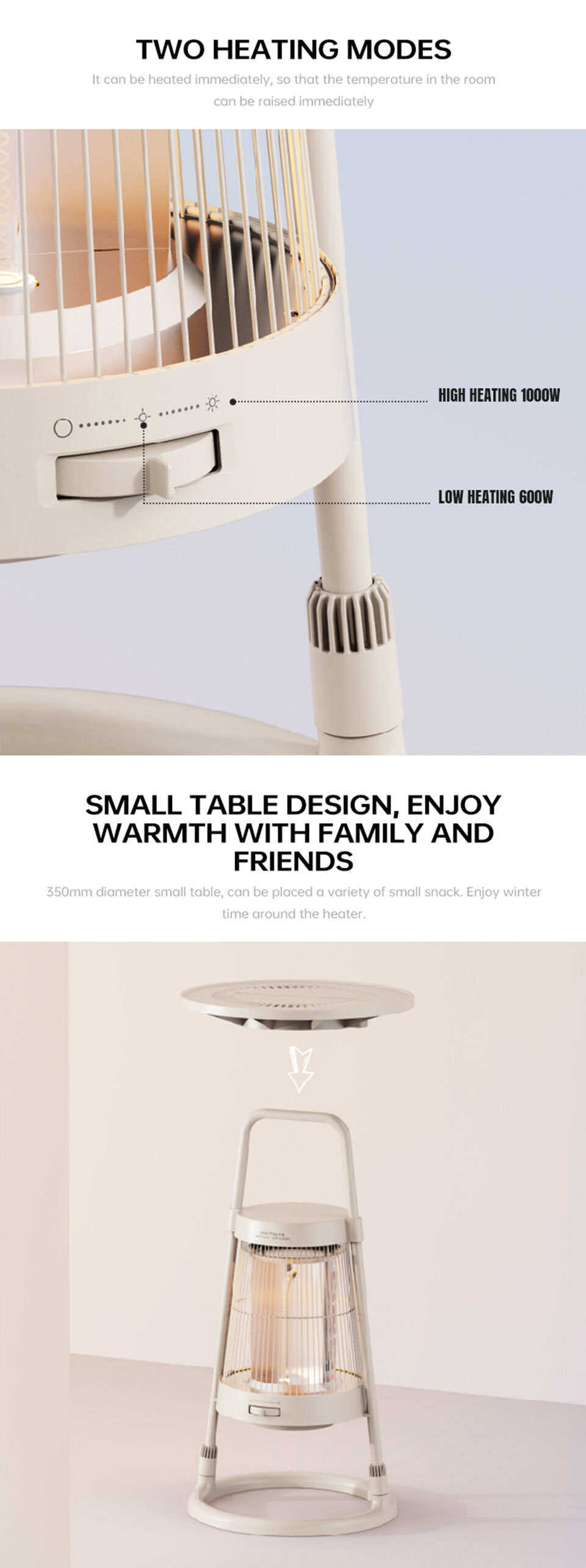 Buy Wholesale China Eap Factory 1000w 5 Ways Sun Halogen Quartz Foot ...