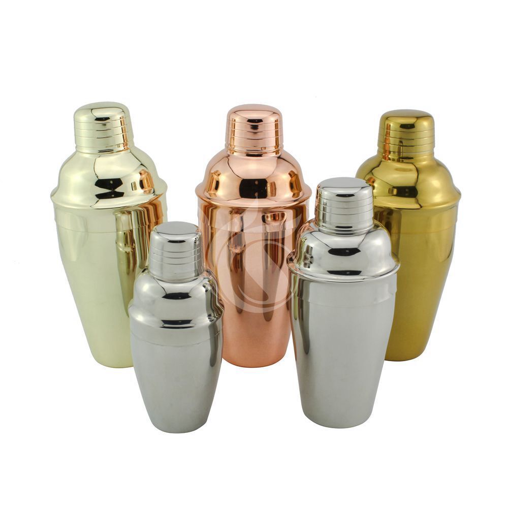Bartending Kit Boston Shaker Copper Color Bar Tool Cocktail Shaker Sets ...
