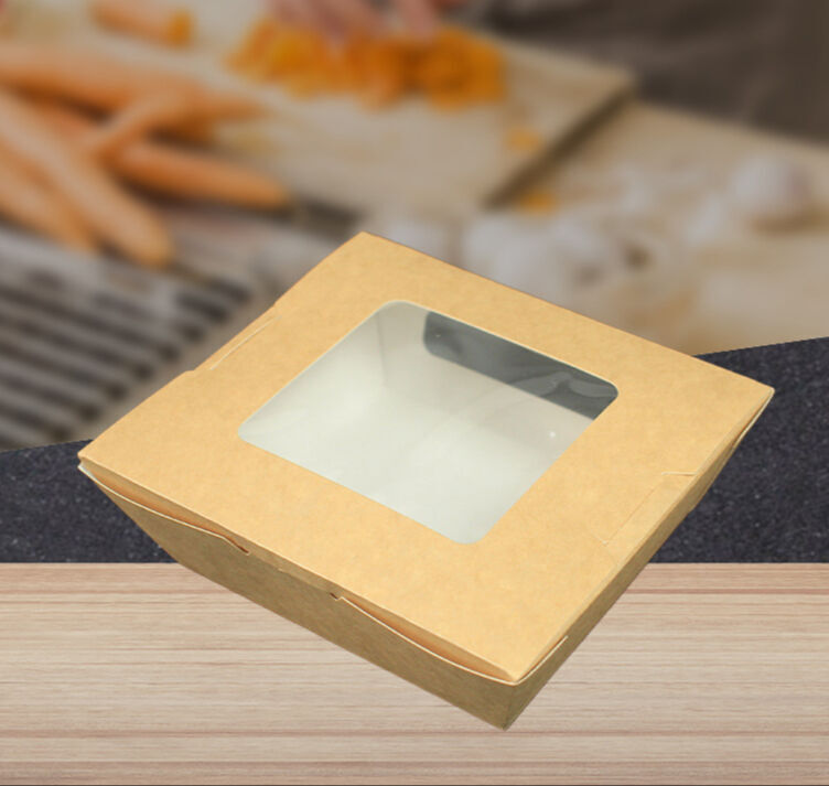 Window Lunch Box Food Packing Paper Box To Go Food Boxes Paper ...