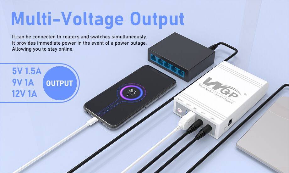 Buy Wholesale China Wgp 20000mah Dc Mini Ups 5v 9v 12v Large Capacity ...