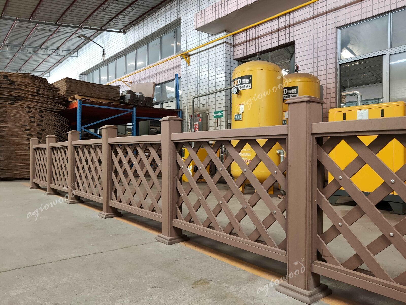 Square Pipe (50*50) Non-formaldehyde Wpc Pipe, Composite Tube For ...