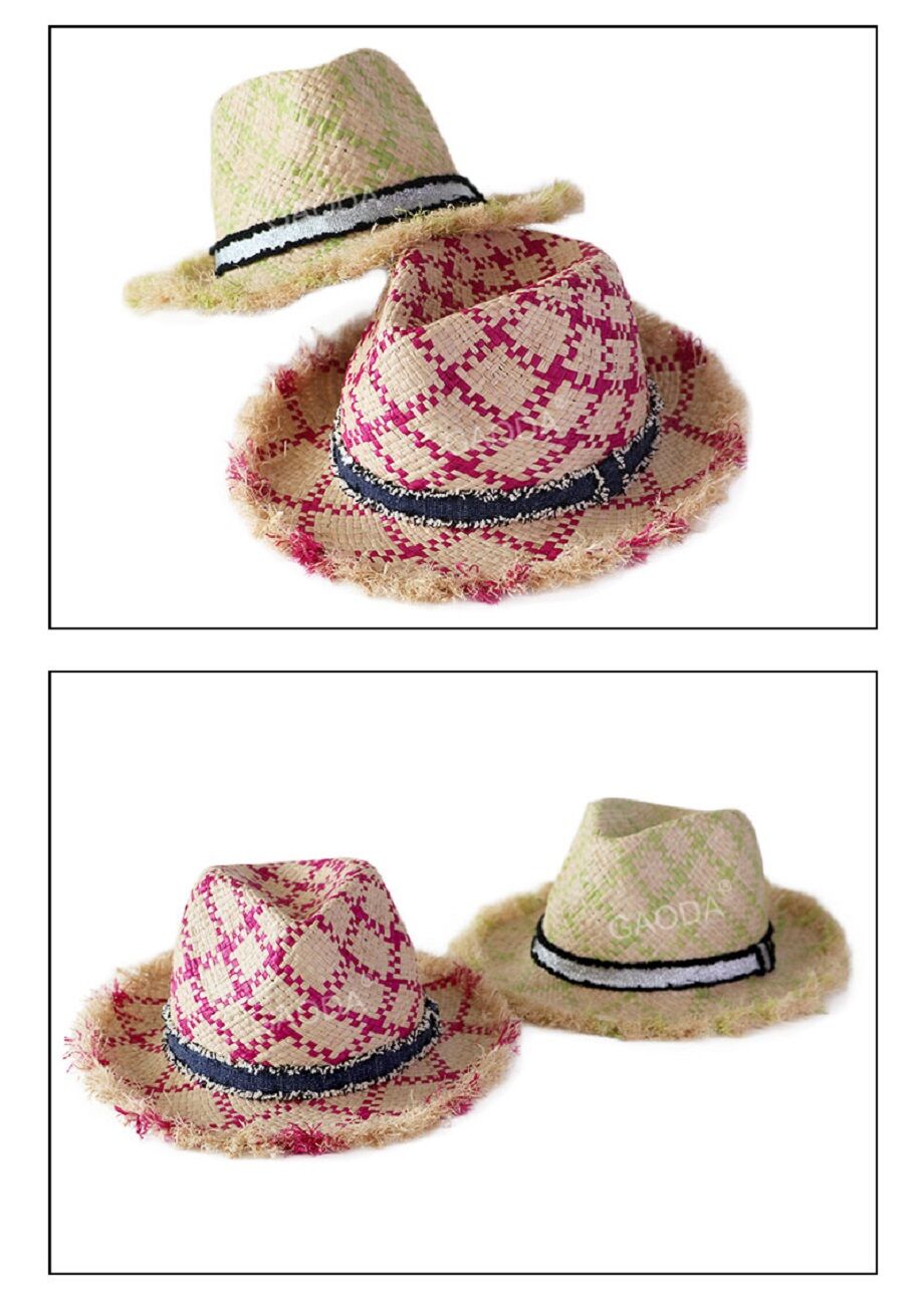 Buy Wholesale China Wholesale Fashion Summer Colorful Handmade Panama ...