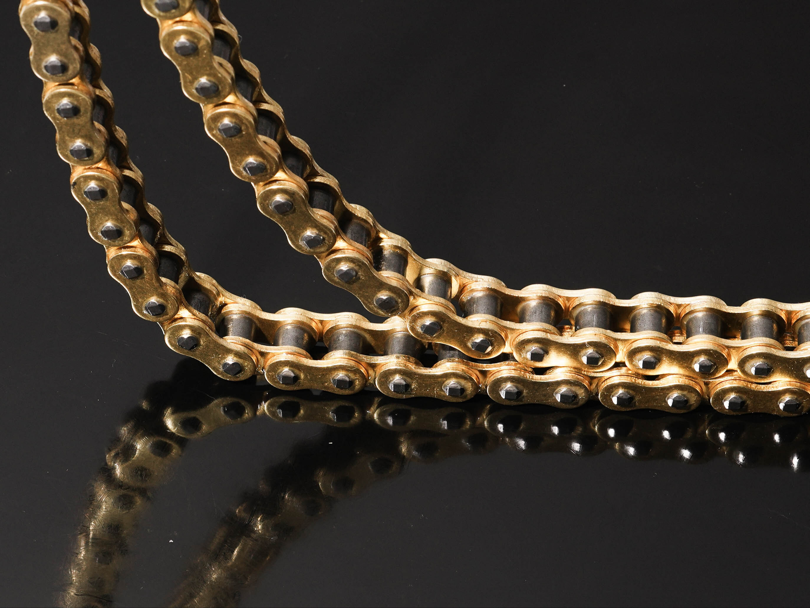 Curled Drive Transmission Roller Chain 428 Motorcycle Roller Chain For ...
