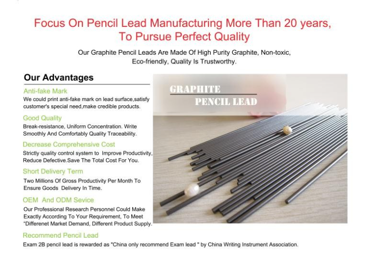 Buy Wholesale China Bulk Wholesale Factory Direct Lead Pencil 2mm Hb ...
