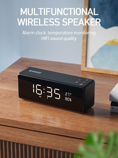 Buy Wholesale China Bwoo High-ead Digital Display Alarm Clock Bluetooth ...