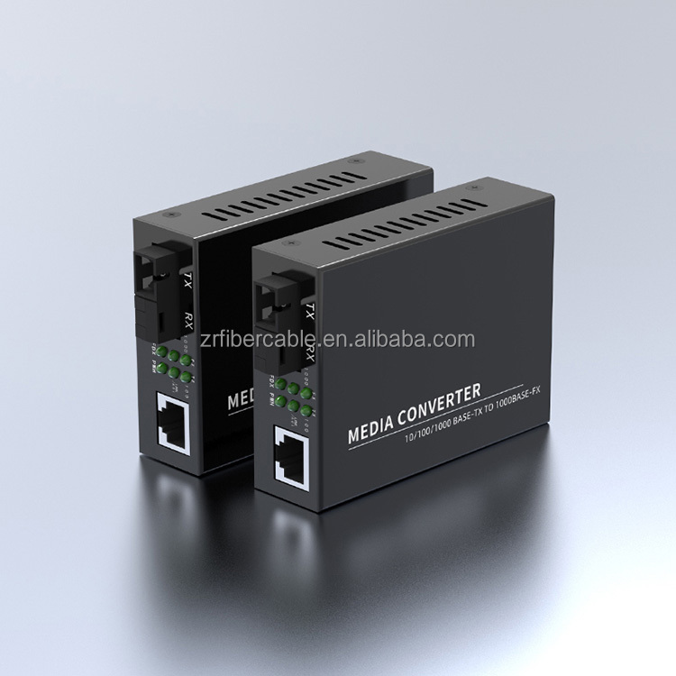 10/100/1000m Ethernet Sm Mm Fiber Transceiver Sc Rj11 Rj45 Gigabit ...