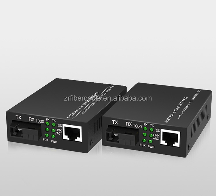 10/100/1000m Ethernet Sm Mm Fiber Transceiver Sc Rj11 Rj45 Gigabit ...