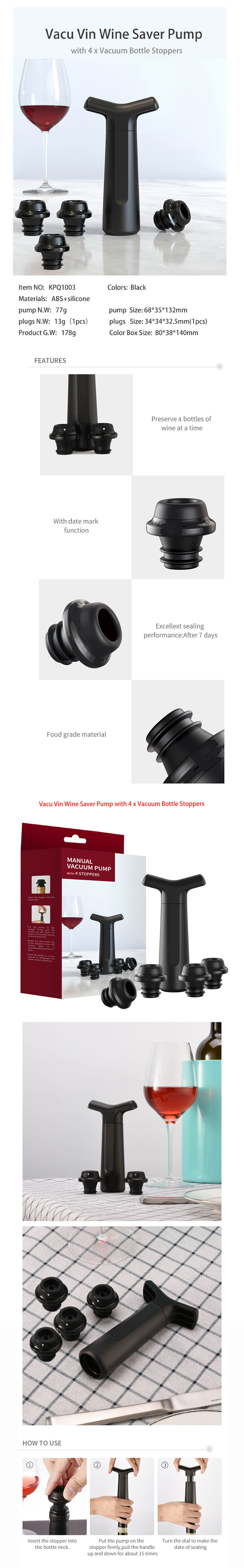 Promotional Price Wine Saver Vacuum Pump Original Glass Bottle Stoppers ... Promotional Price Wine Saver Vacuum Pump Original Glass Bottle Stoppers ...