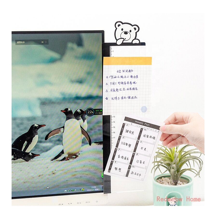 Computer Monitor Memo Board- Monitor Memo Board Handles, Easy To ...