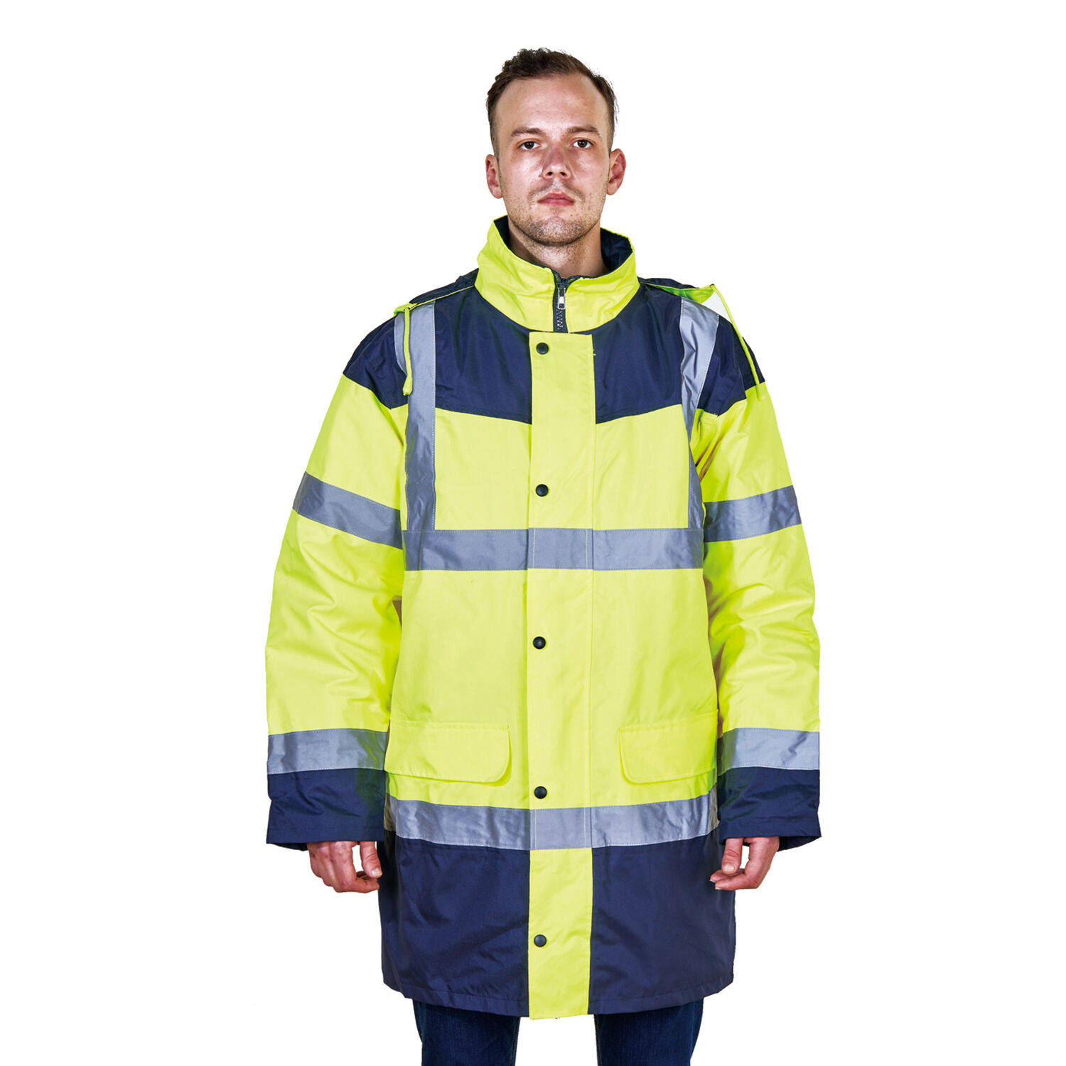 Buy Wholesale China Rc107 Long Sleeve Winter Safety Jacket, Warning ...