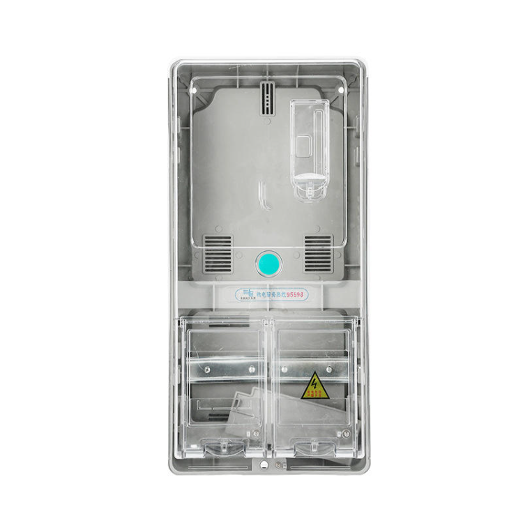 Three-phase 1 Transparent Plastic Meter Box Prepaid Card Electronic ...