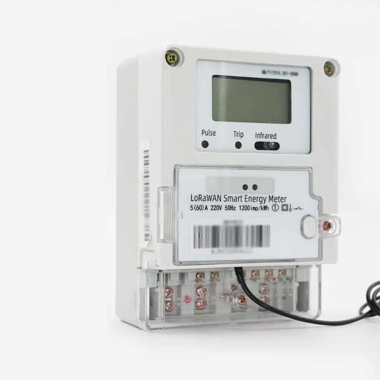 Lorawan 220v 6in1 Volt Amp Watt Energy Frequency Electric Smart Kwh ...