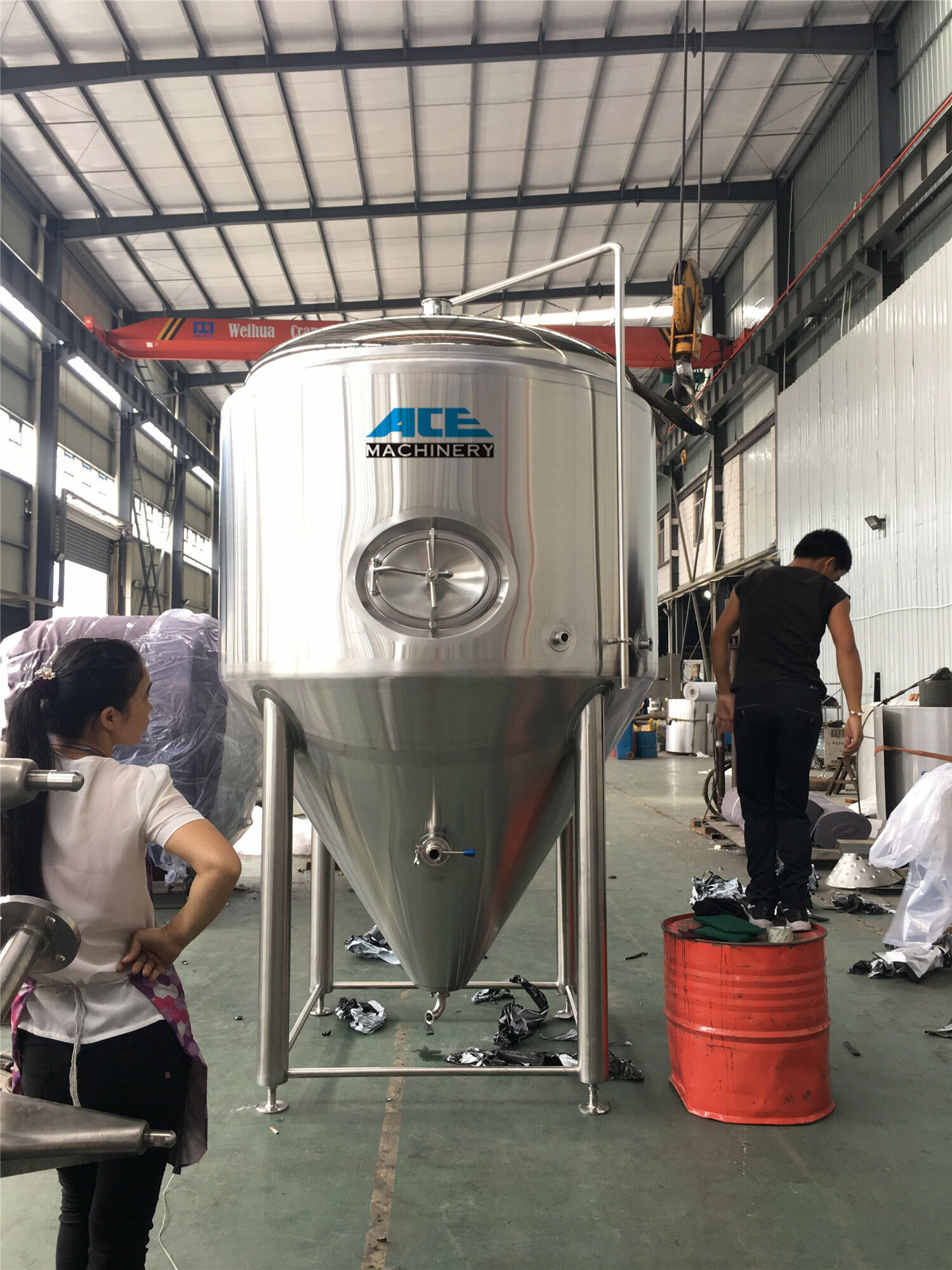 Factory Price Horizontal Tank Alcohol Distillation Filling Steel Beer ...