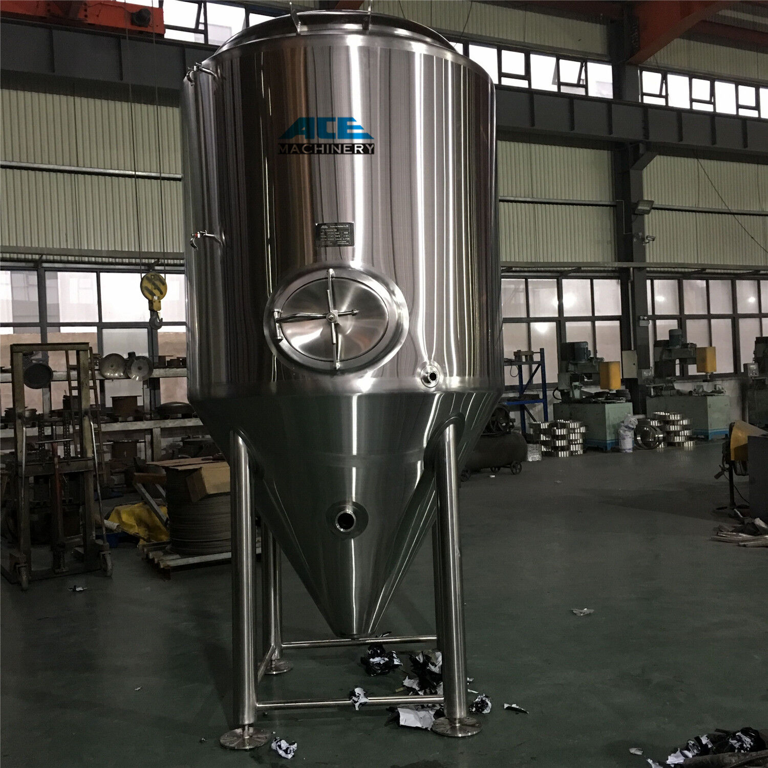 Factory Price Horizontal Tank Alcohol Distillation Filling Steel Beer ...