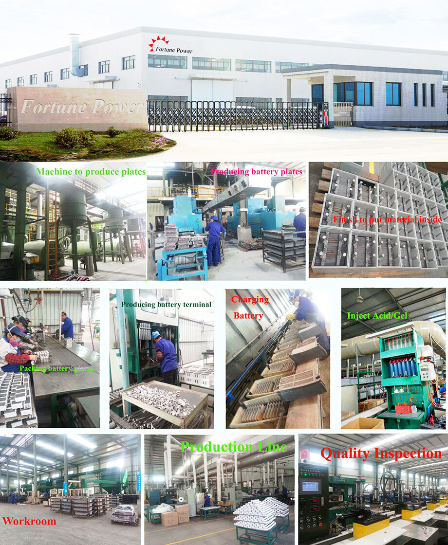 Fortune Power 6 Dm 10 Lead Acid Battery In Rechargeable Batteries 12v ...