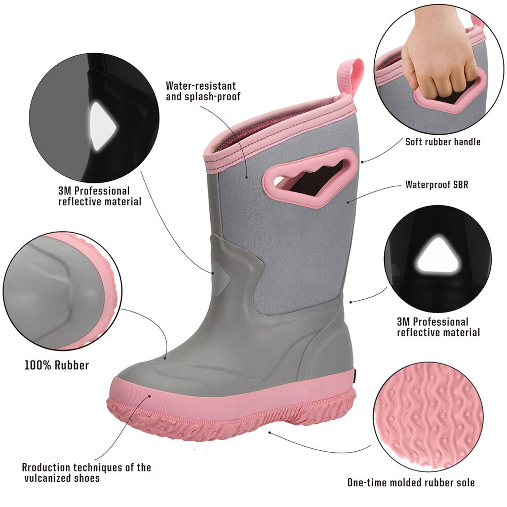 Buy Wholesale China Kid‘s Rubber Rain Boots Waterproof Shoes And Slip ...