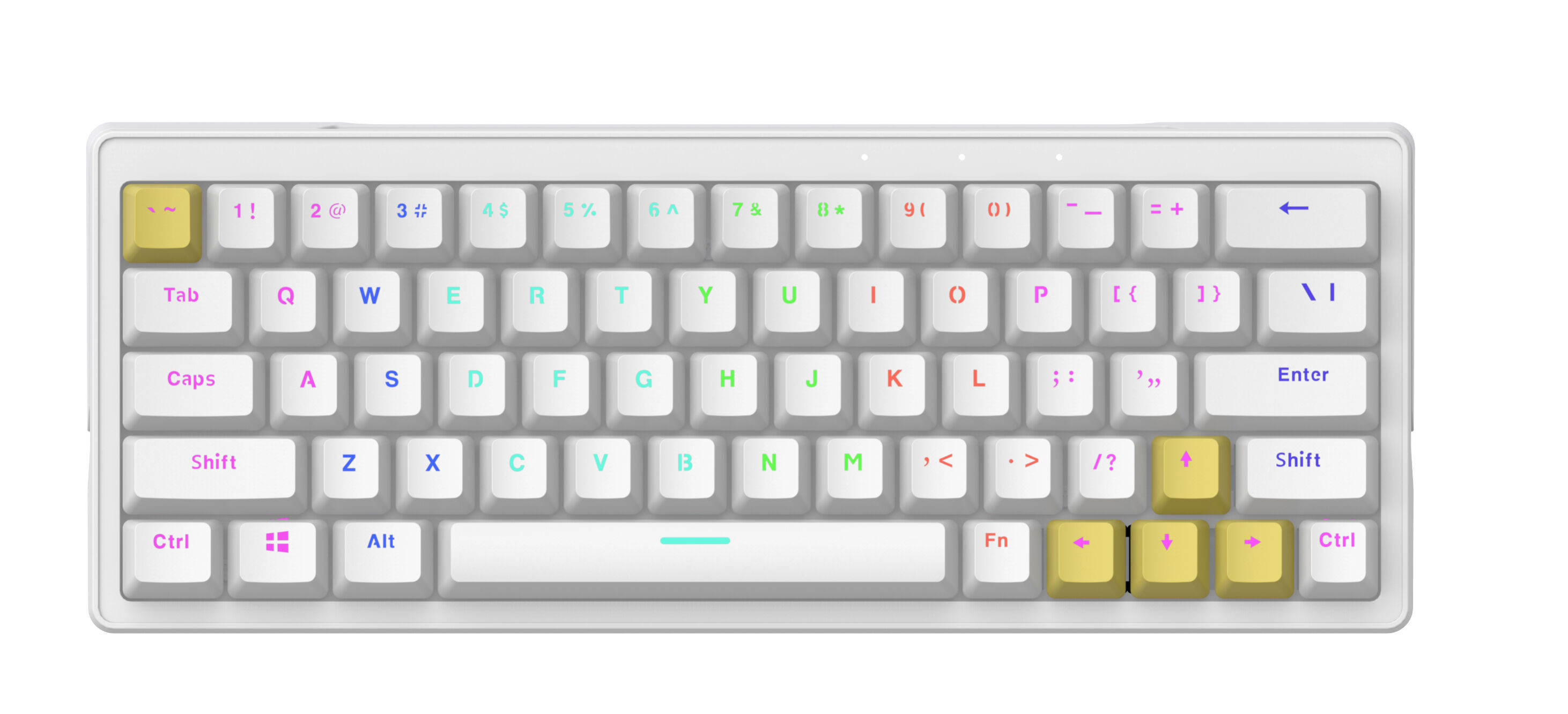 Buy Wholesale China Triple-mode 61 Keys&64keys Mechanical Keyboard With ...