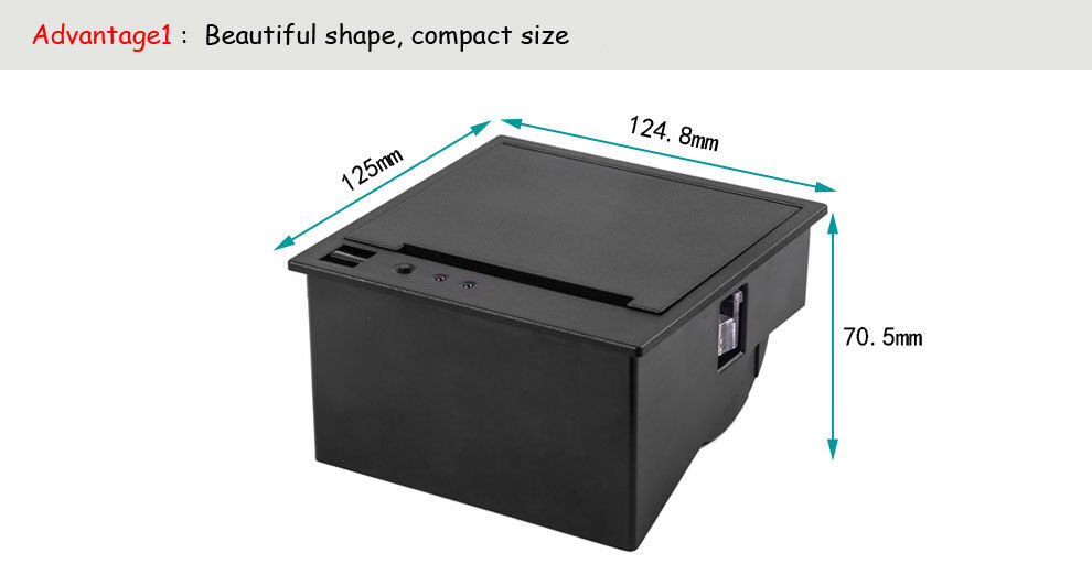 Buy Wholesale China Wholesale 3inch Mini 80mm Usb Ttl Embedded Thermal ...