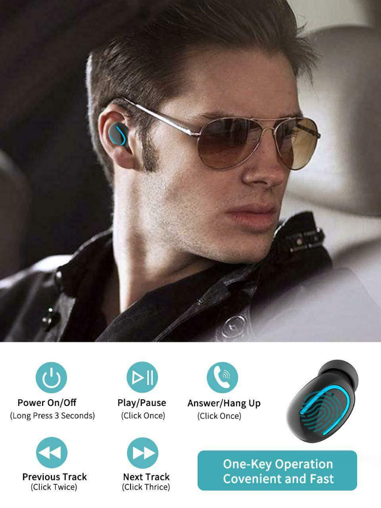 Buy Wholesale China Q67 Tws Wireless Earbuds 3d Stereo Mini Earphone 5. ...