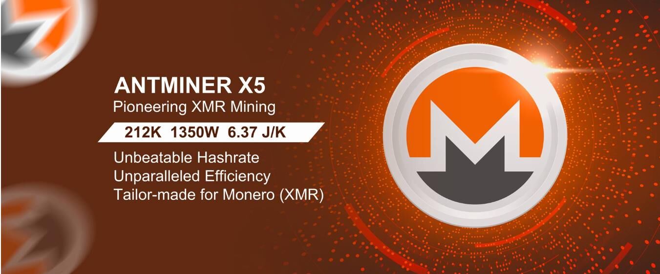 Buy China Wholesale New Stock Antminer X5 212k Xmr Miner Lower Power Consumption 1350w Randomx ...