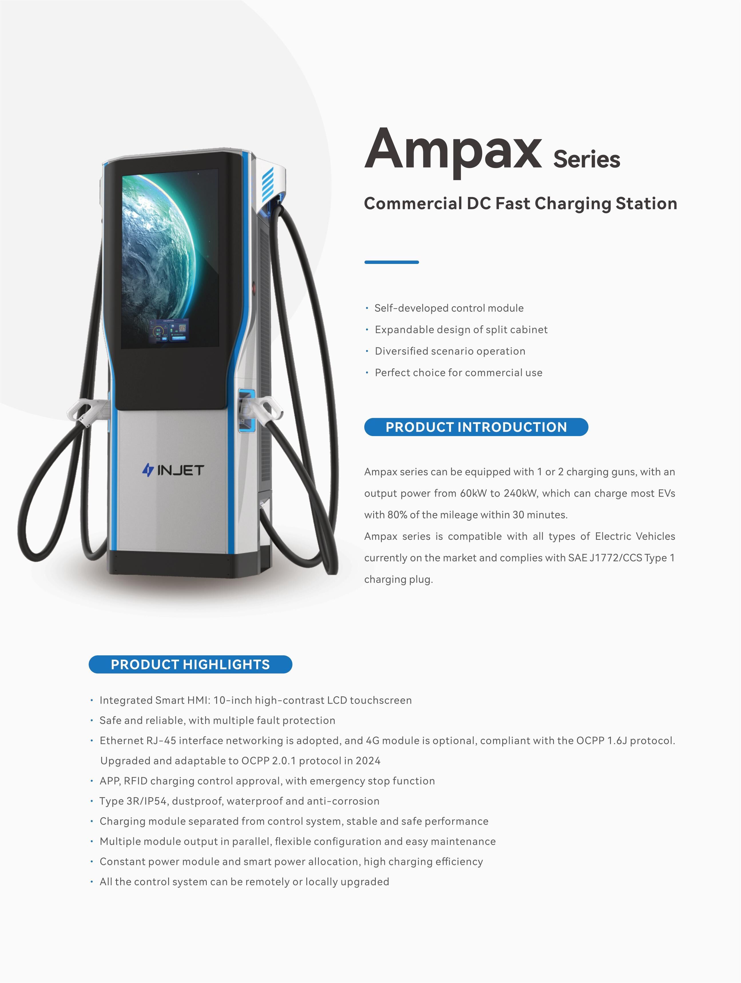 Buy Wholesale China Injet Intelligent Car Charging Piles Ocpp 1.6j Ccs ...