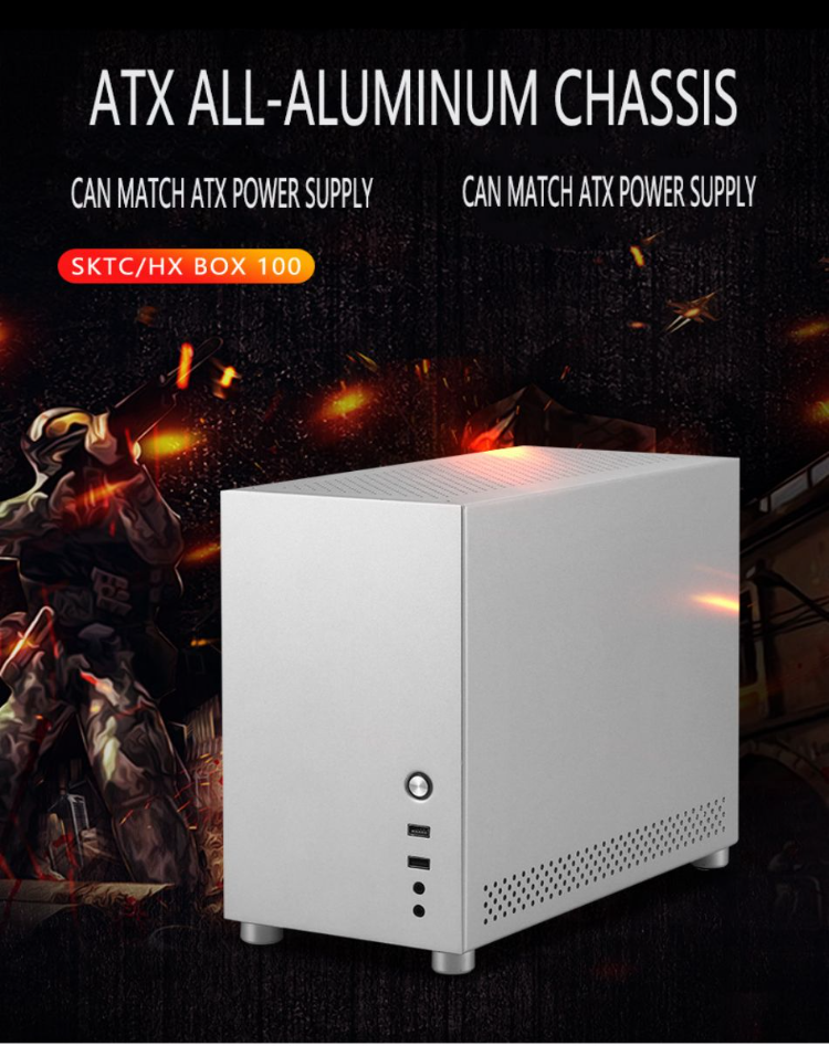 Custom Matx Mainboard Mini Itx Case Htpc Aluminum Pc Micro Atx Case ...