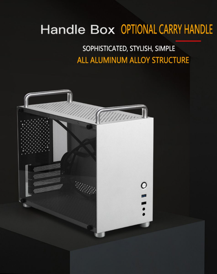 Custom Matx Mainboard Mini Itx Case Htpc Aluminum Pc Micro Atx Case ...