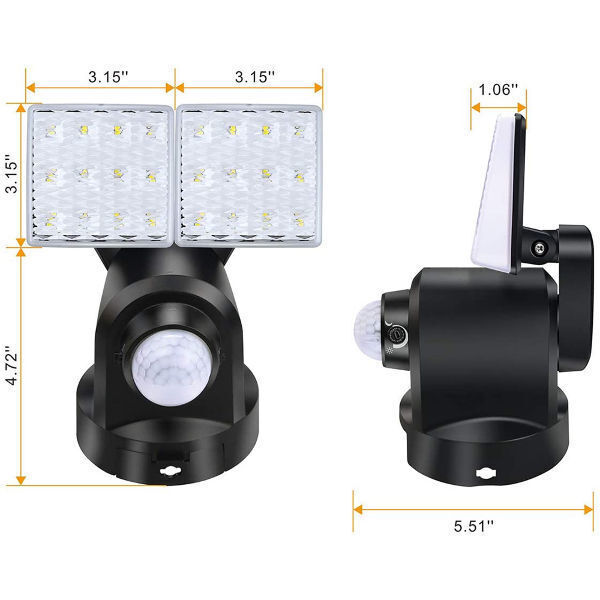 Buy Wholesale China Dual Flexible Flood Wall Lamp Efficent Smd Chips ...