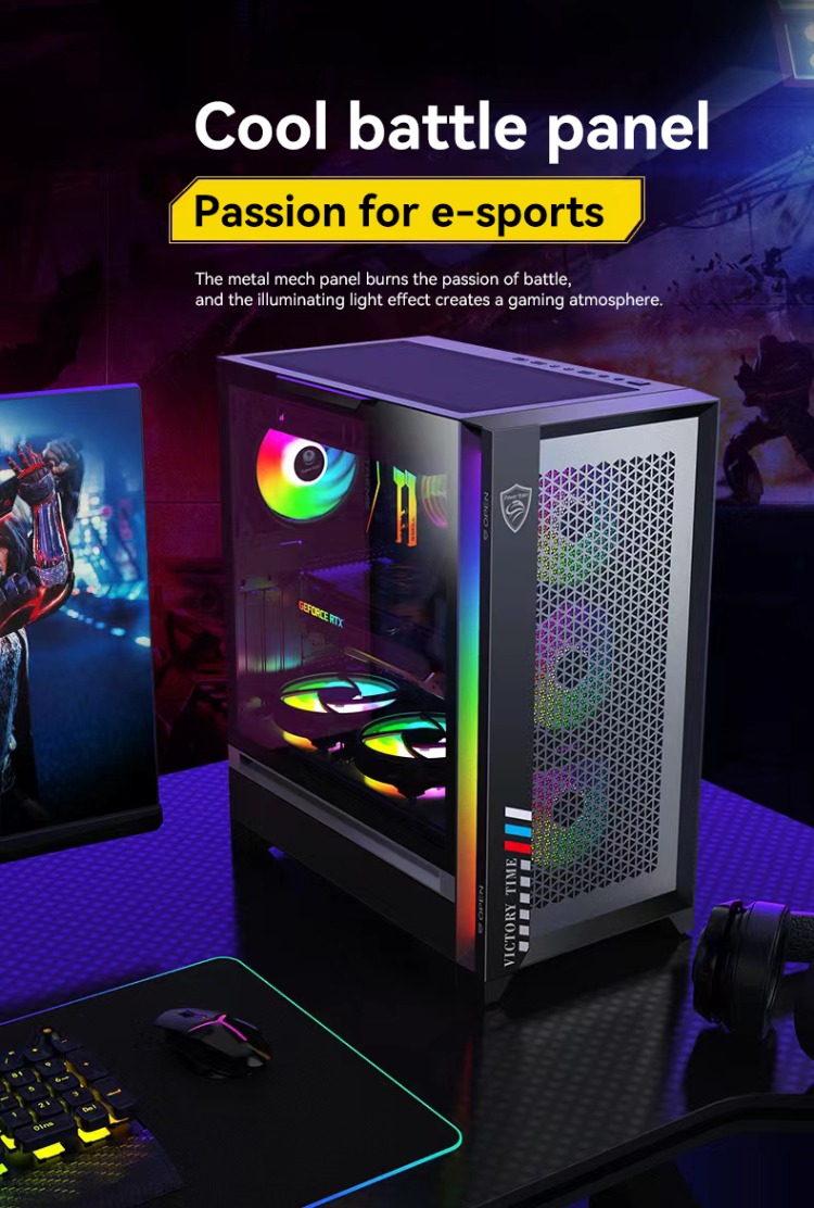 Buy Wholesale China Rgb Custom Gaming Pc Case Atx Gaming Cabinet Pc ...