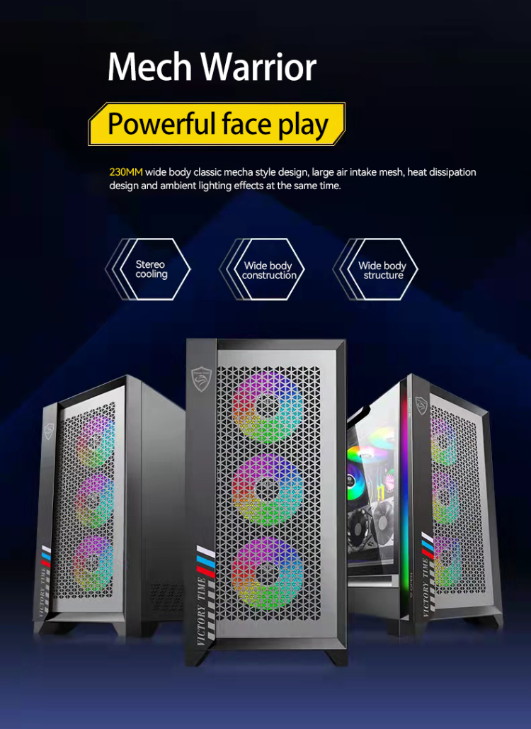 Buy Wholesale China Rgb Custom Gaming Pc Case Atx Gaming Cabinet Pc ...