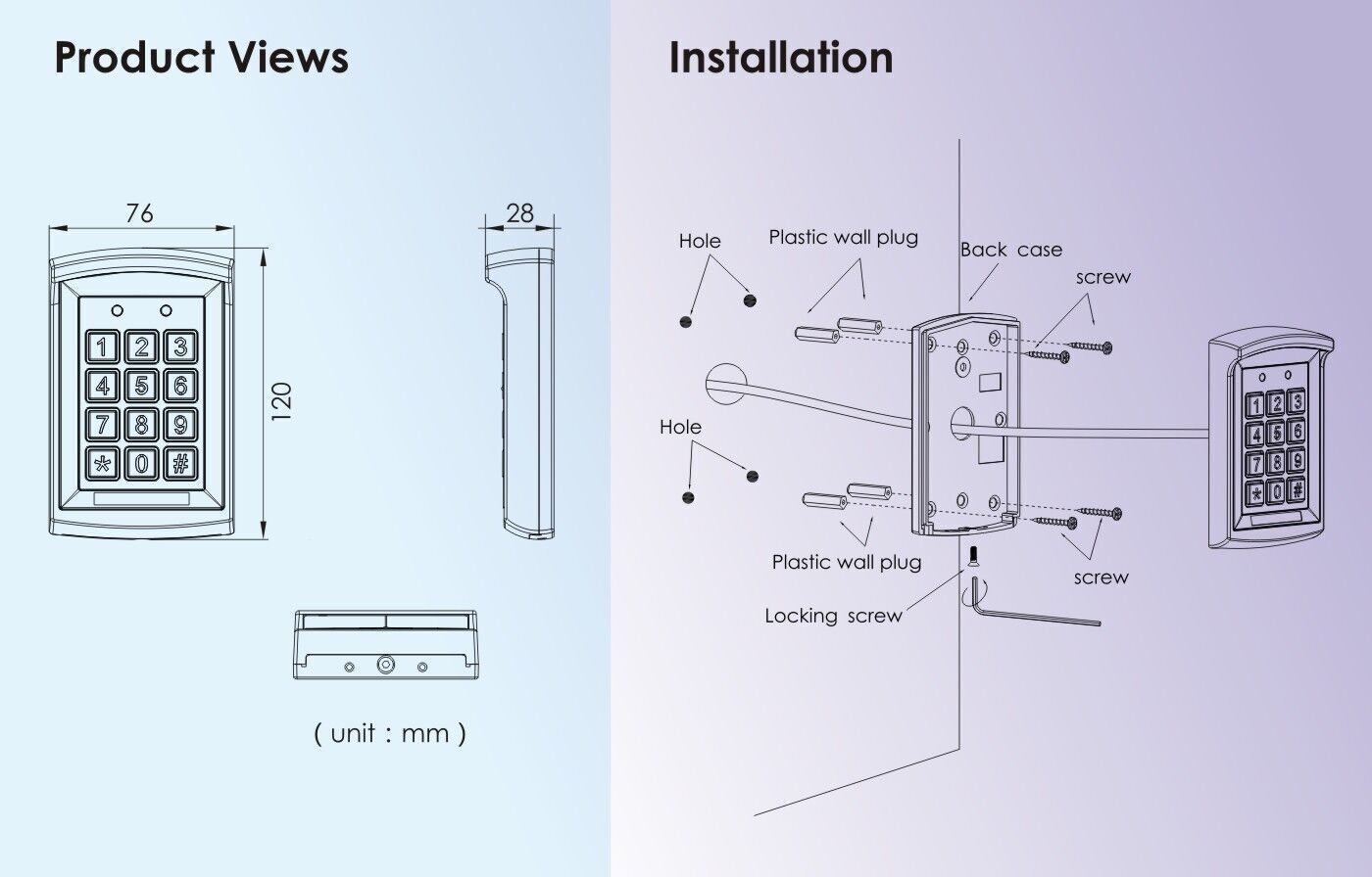 Buy China Wholesale Access Control System Keypad Door Entry System