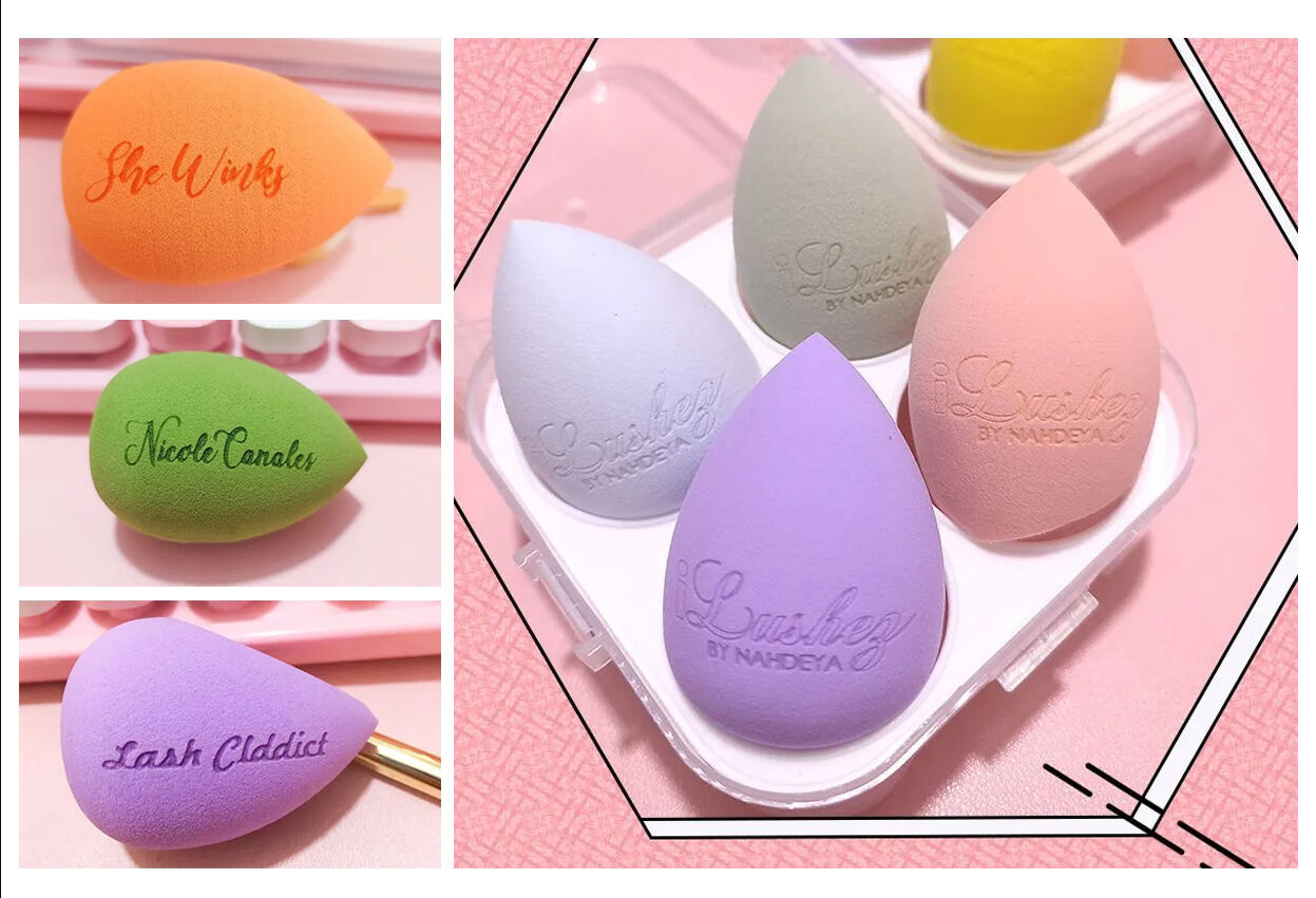 Buy Wholesale China Custom Logo Eco Friendly Makeup Sponge Microfiber ...