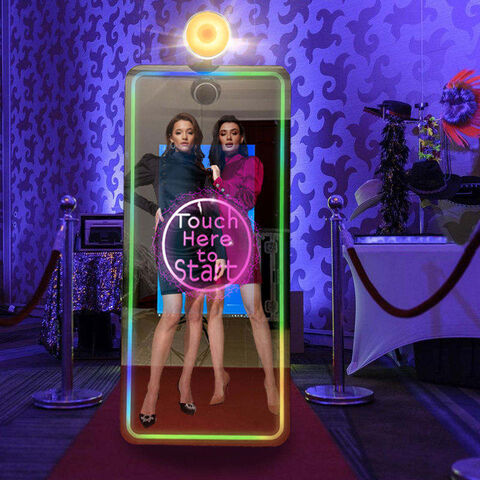 Magic mirror photo booth store