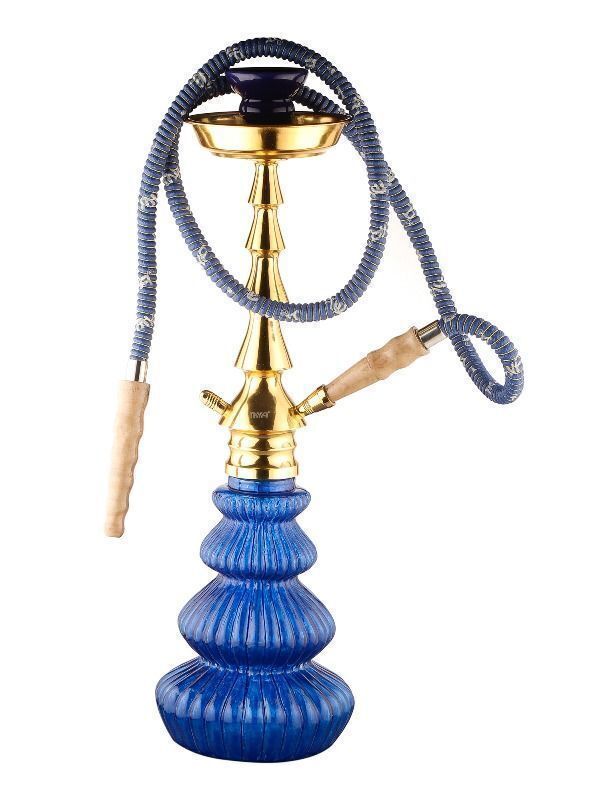 Metier 21 Inch Tall Glass Smoking Hookah With Metal Plate/ash Catcher ...