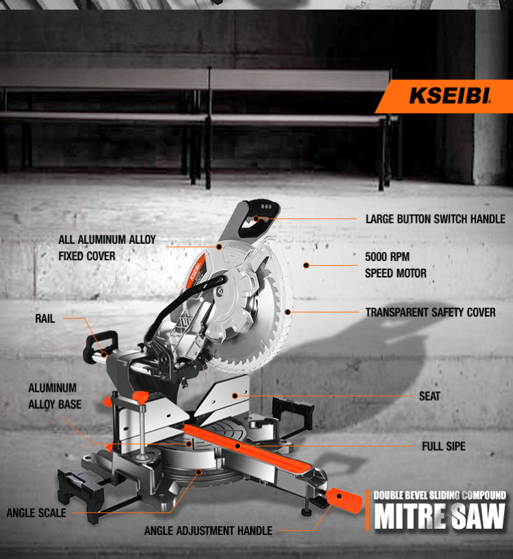 Buy China Wholesale Kseibi 305mm Sliding Aluminium Miter Saw Machine ...