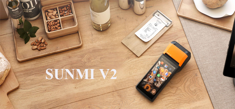 Sunmi V2 Handheld Pos Mobile Smart Terminal Pos Android System 2g Ram +16g Rom All In One Cash ...