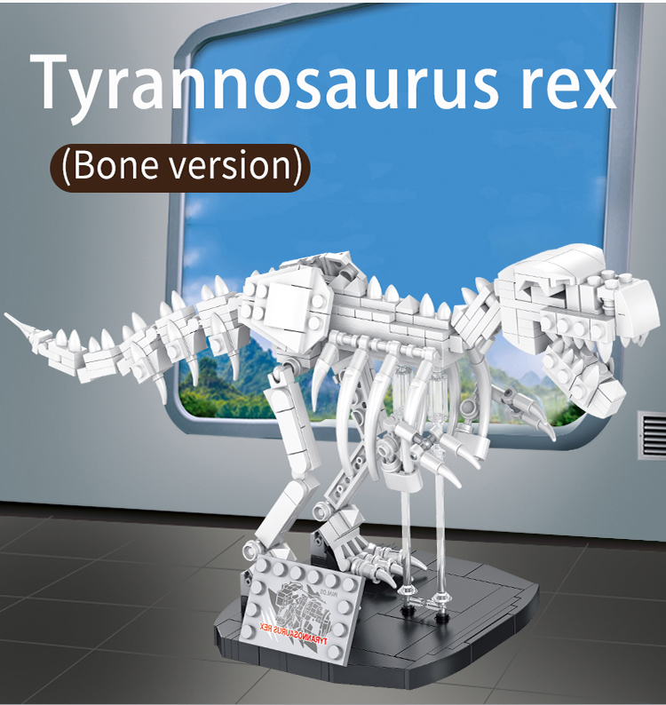 Buy Wholesale China 2 In 1 Jurassic Dino Fossils Model Building Block ...