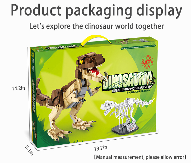 Buy Wholesale China 2 In 1 Jurassic Dino Fossils Model Building Block Set Toys Dinosaur World ...
