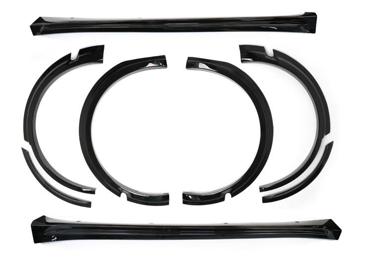 For Tesla Model Y Tesla Model Y Body Kit Front Lip Bumper Rear Lip Side ...