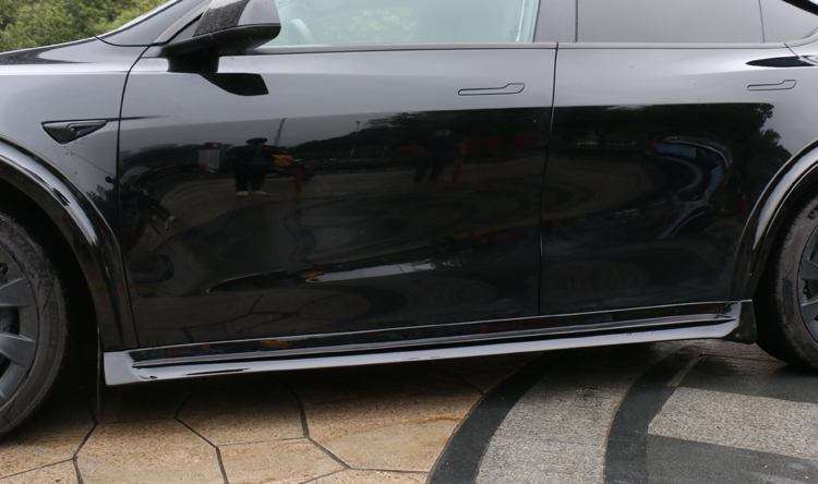 For Tesla Model Y Tesla Model Y Body Kit Front Lip Bumper Rear Lip Side ...