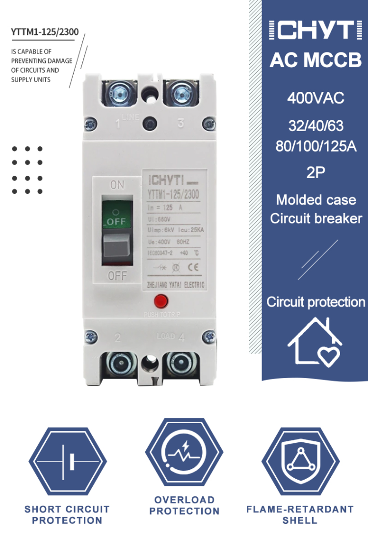 Buy Wholesale China Chyt Yttmi-630/3300 Thermalmagnetic Circuit Breaker ...