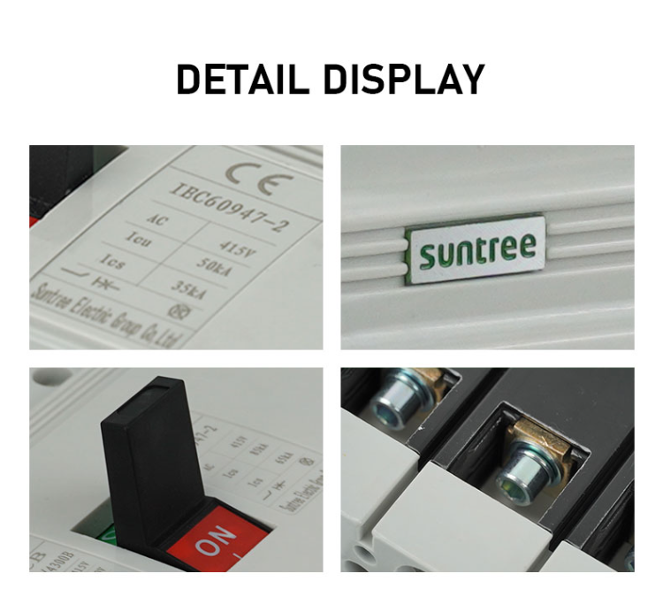 Ac Mccb Circuit Breaker 4p 150a 200amp Rated Frequency Of 50/60hz ...