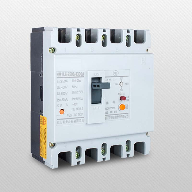 Buy Wholesale China Molded Case Leakage Circuit Breaker Nm1le-250 4p ...